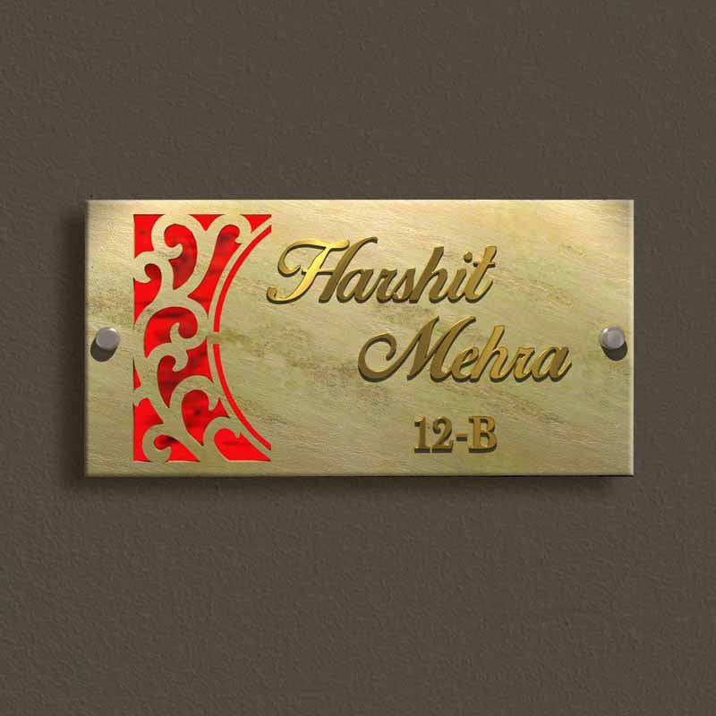 Apartment Nameplates – The Signage Art